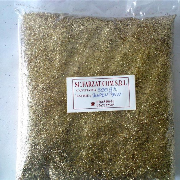 Sclipici praf ( glitter ) auriu inchis – FarZat Mercerie | Mercerie ...